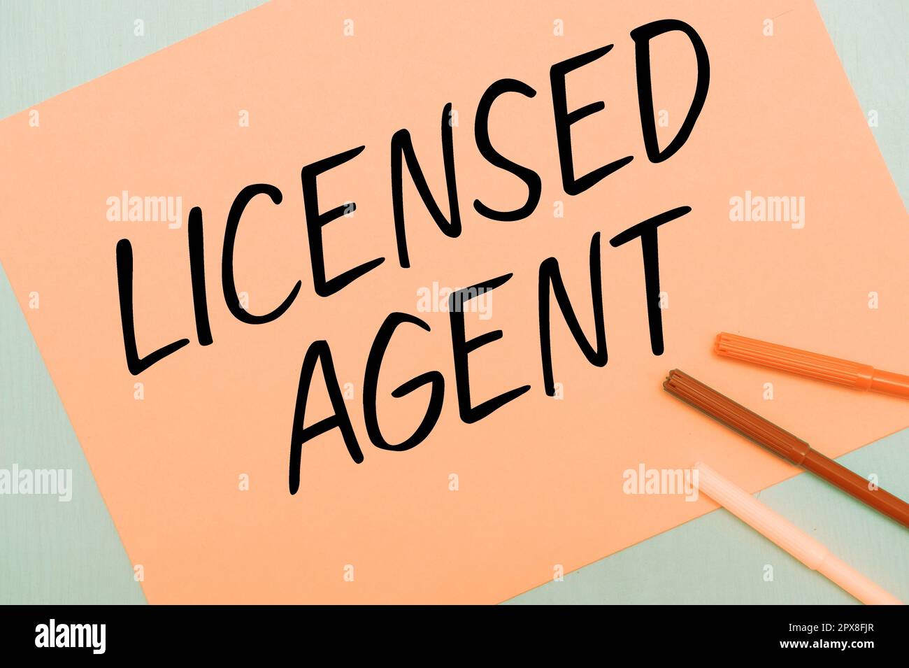 Conceptual display Licensed Agent, Business idea Authorized and ... Conceptual display Licensed Agent, Business idea Authorized and ...