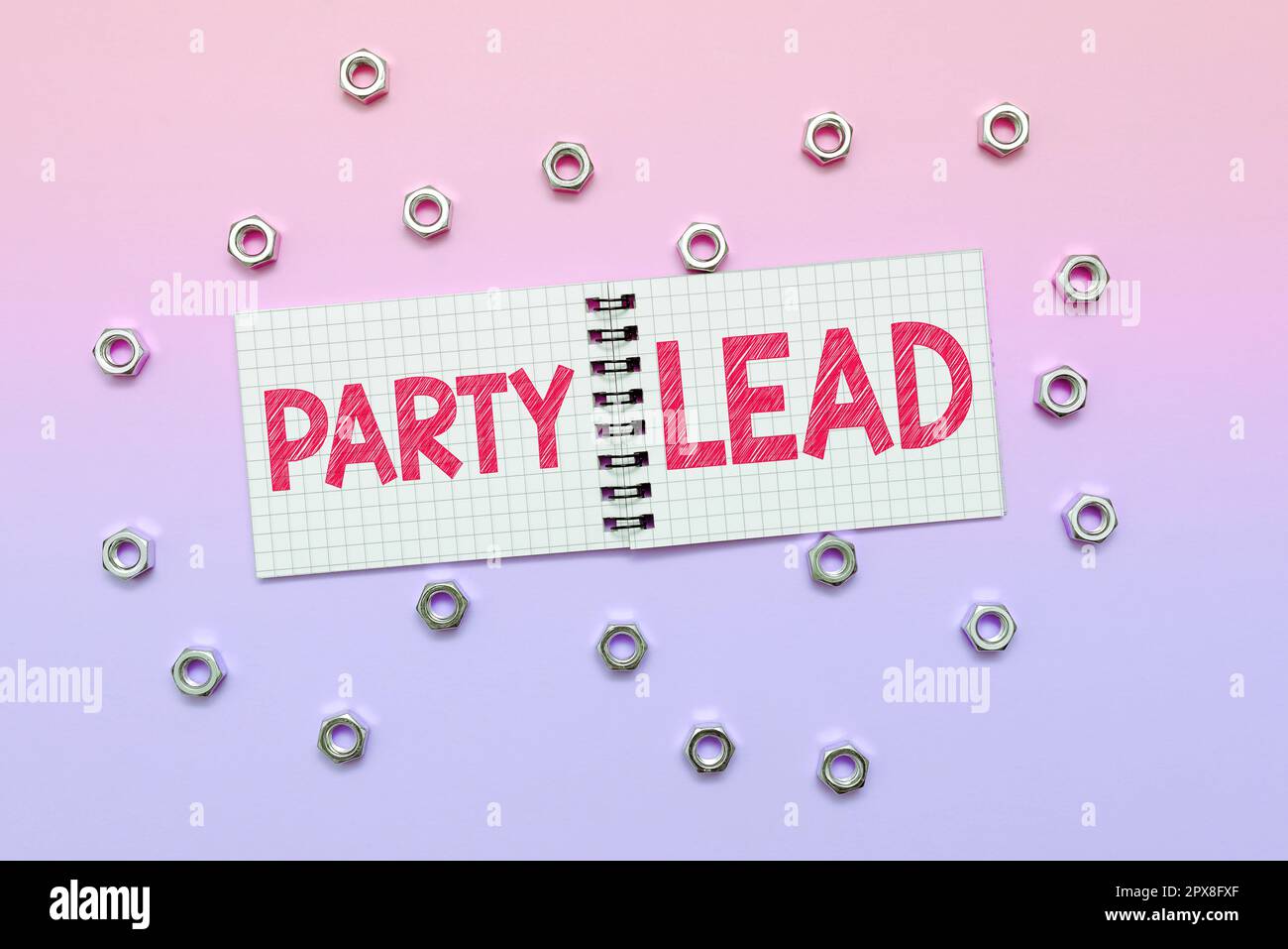 Sign displaying Party Lead, Internet Concept acts as the official ...