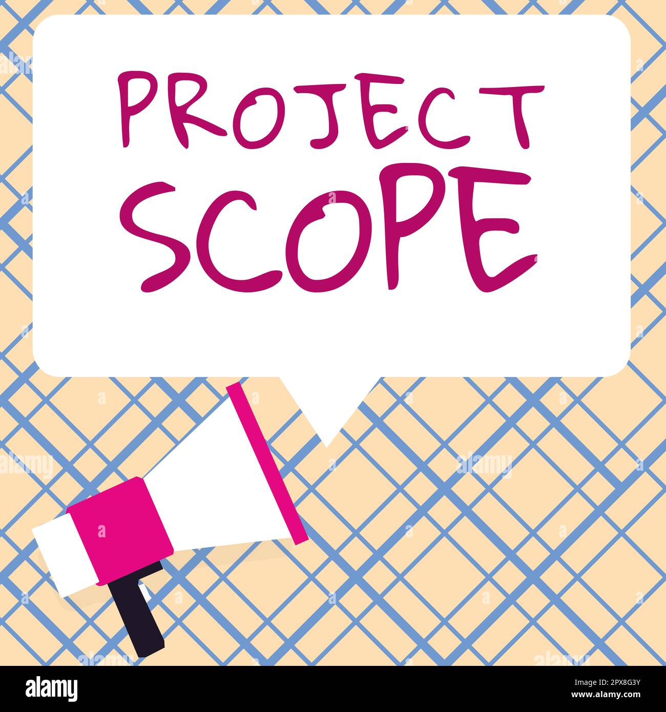 Text caption presenting Project Scope, Business concept evaluation of ...