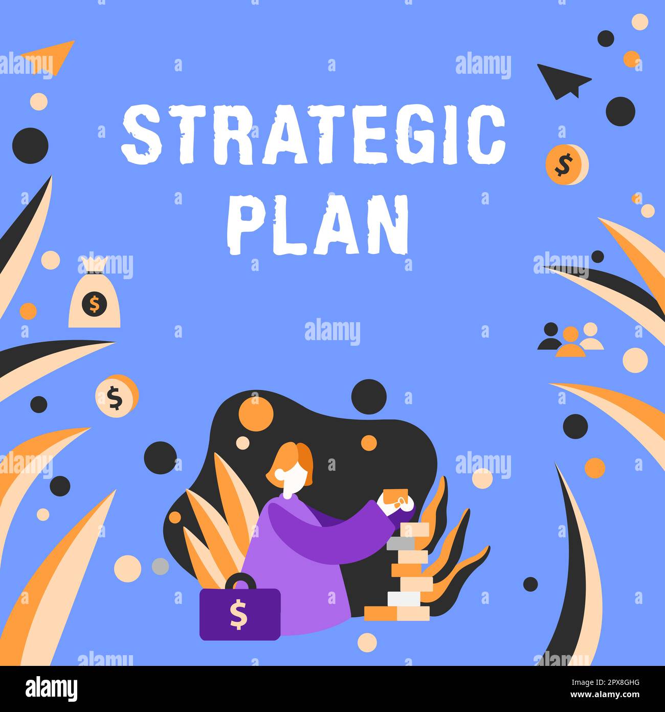 Inspiration showing sign Strategic Plan, Word Written on A process of ...