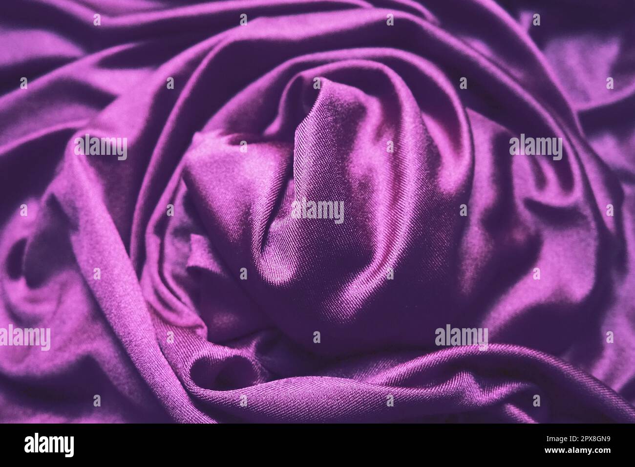 Velour fabric, similar to silk. Textiles in a folds, beautiful waves ...