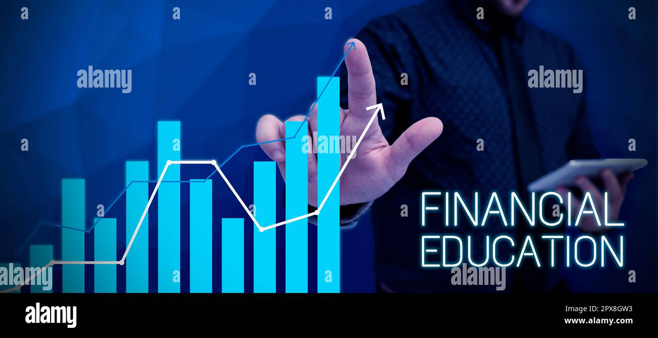 Conceptual caption Financial Education, Business overview Understanding ...