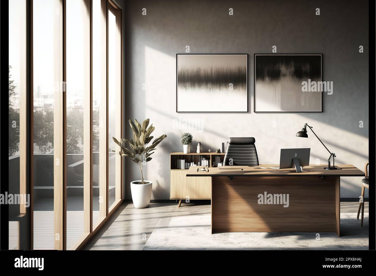 Ceo Office With View