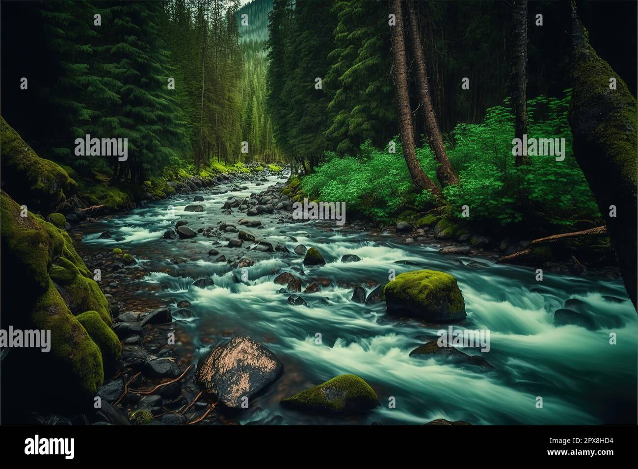 Alaska Mountain River