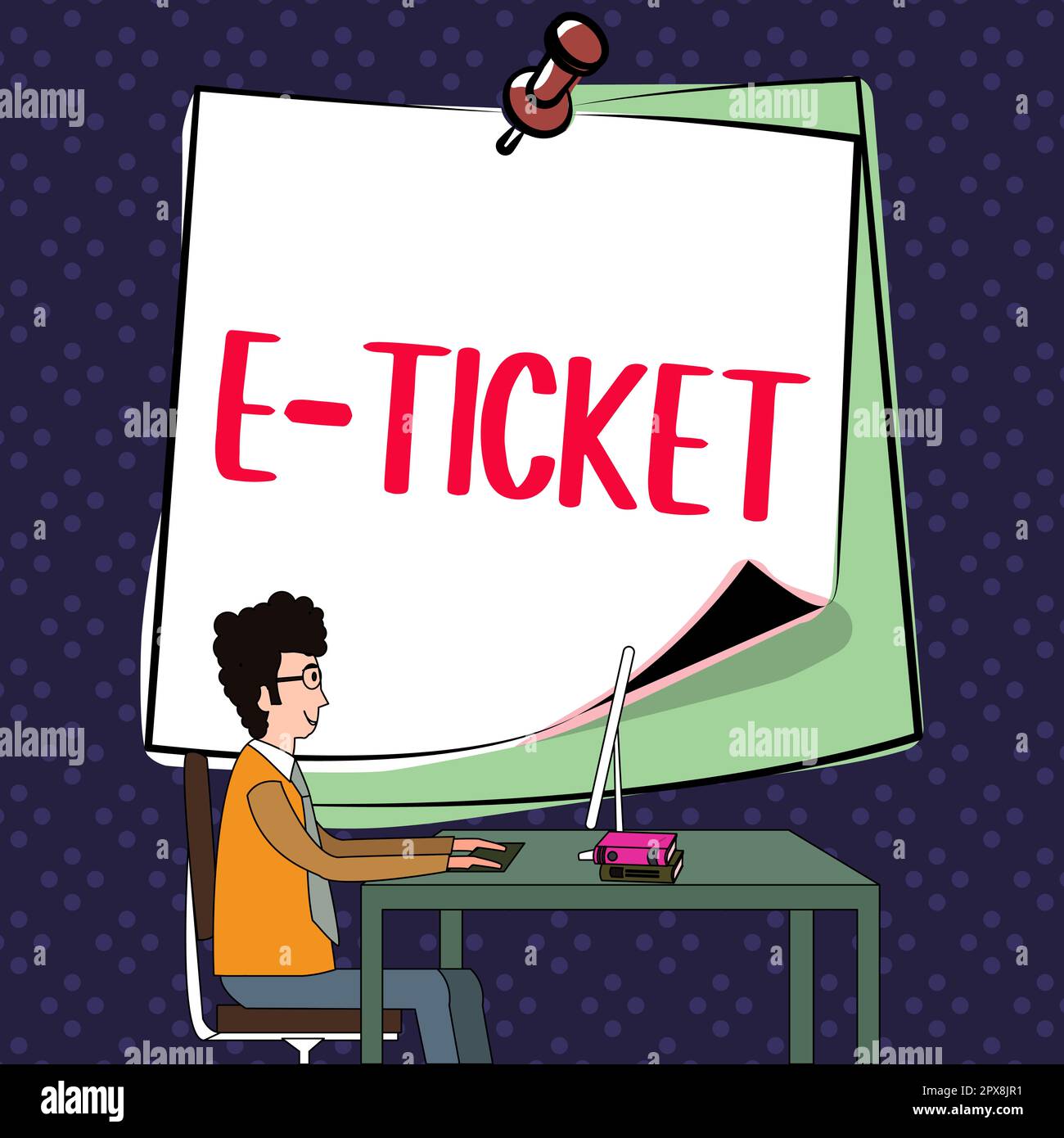Text showing inspiration E Ticket, Business overview Digital ticket ...