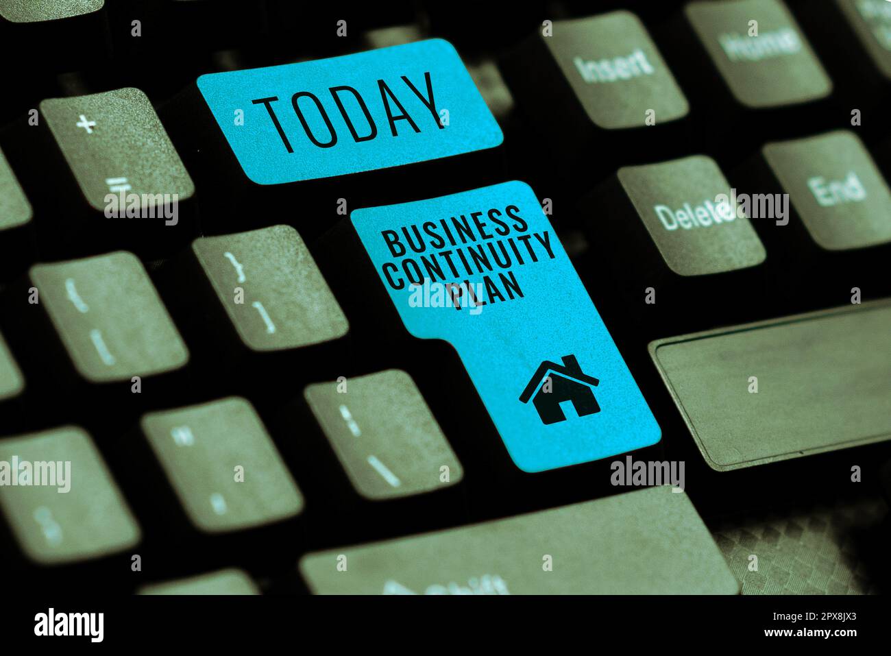 Conceptual caption Business Continuity Plan, Business idea creating ...