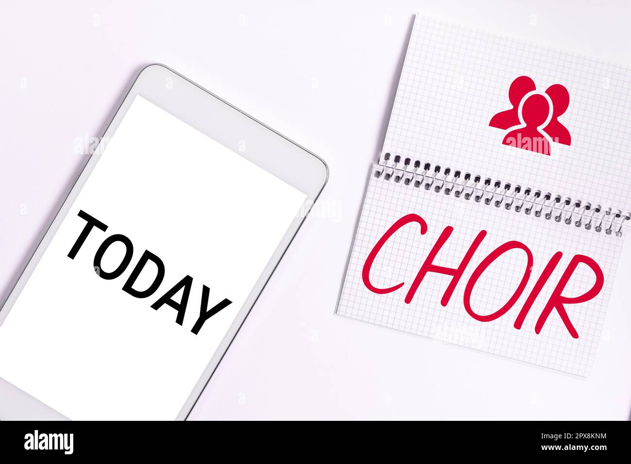 Hand writing sign Choir, Business concept a group organized to perform ...