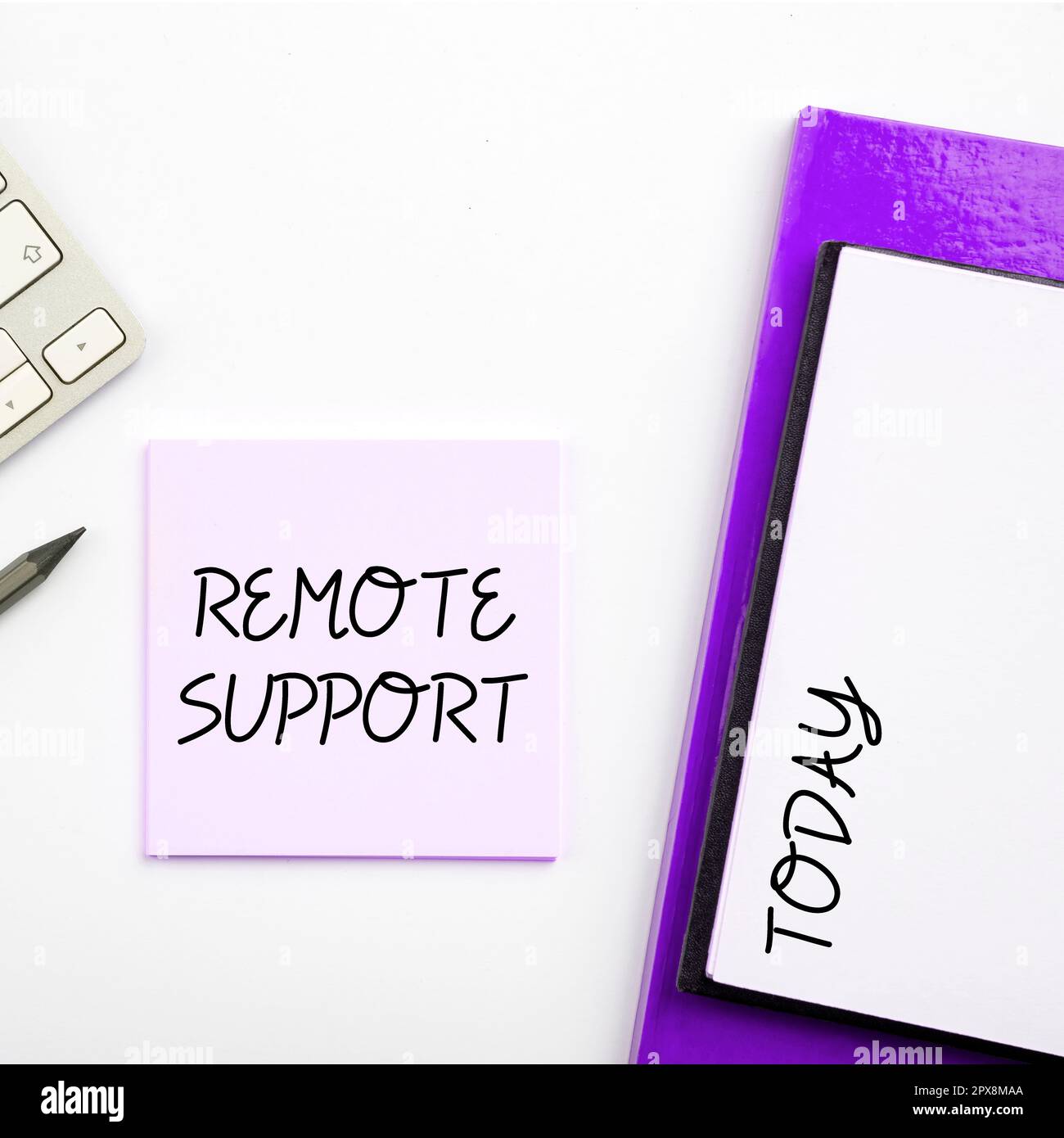Handwriting Text Remote Support Business Idea Help End Users To Solve Computer Problems And