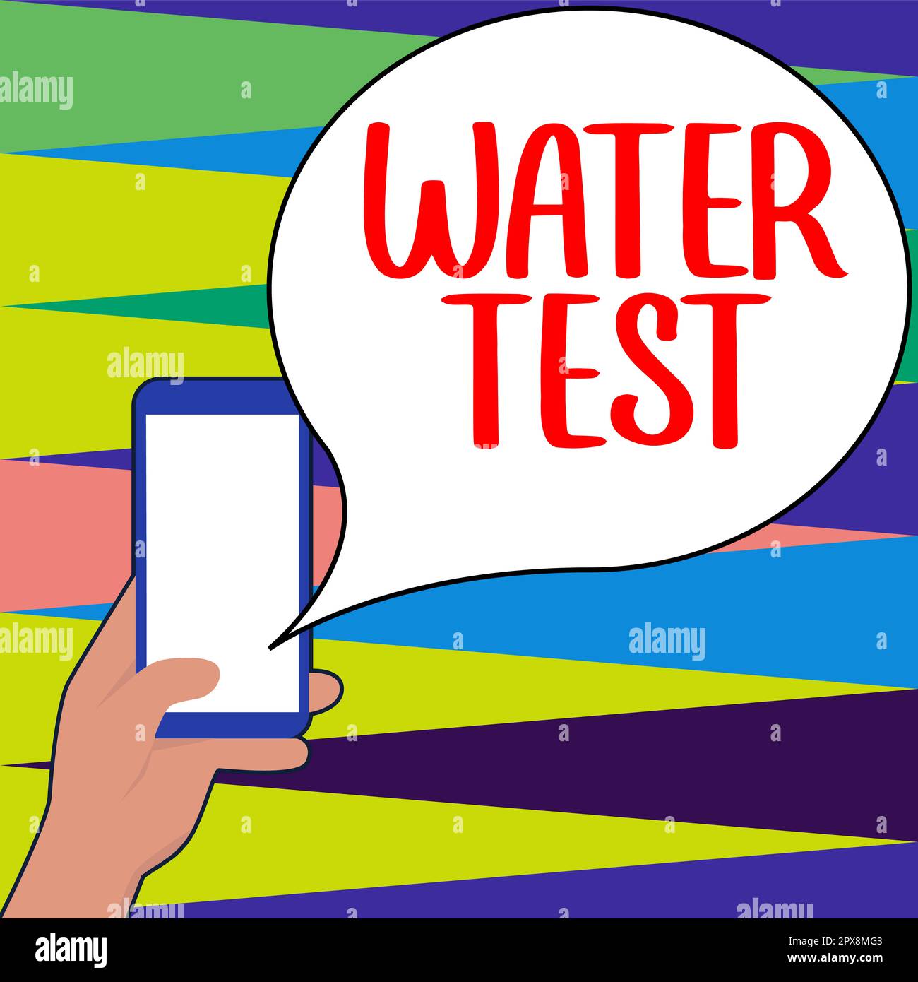 Inspiration showing sign Water Test, Concept meaning Sampling of ...