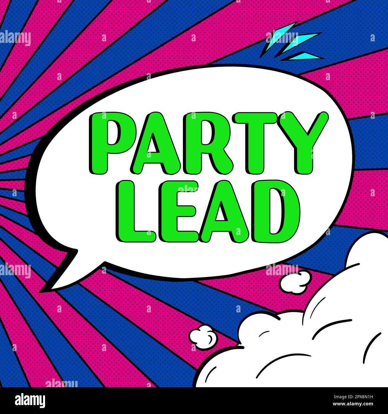 Hand writing sign Party Lead, Business overview acts as the official ...