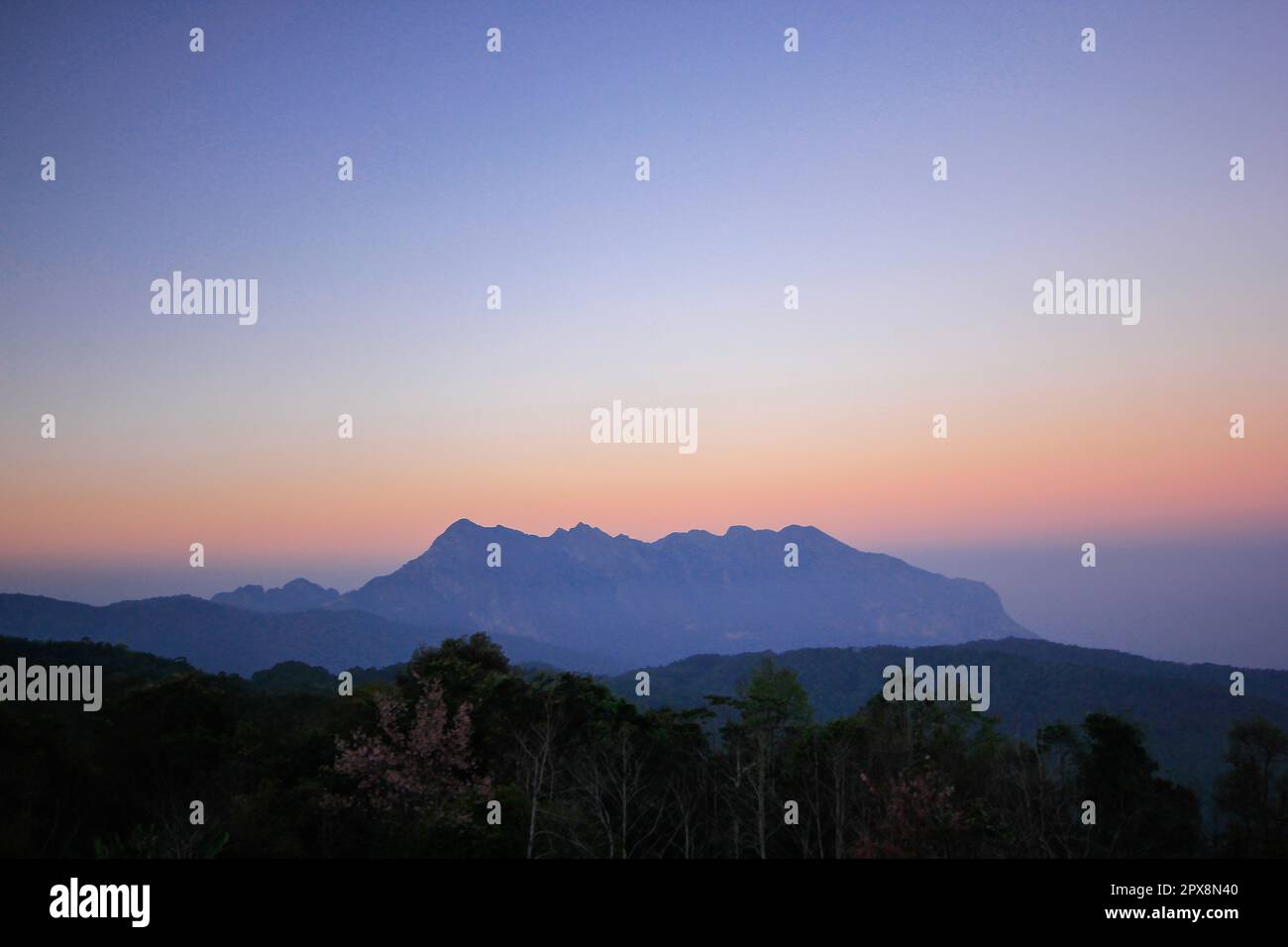Doi Luang, Chiang Dao Is a limestone mountain that has a height of ...