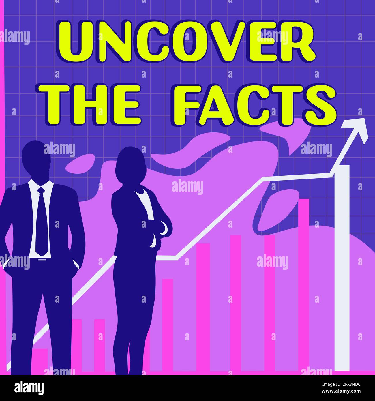 Text showing inspiration Uncover The Facts, Concept meaning Find the truth and evidence ...