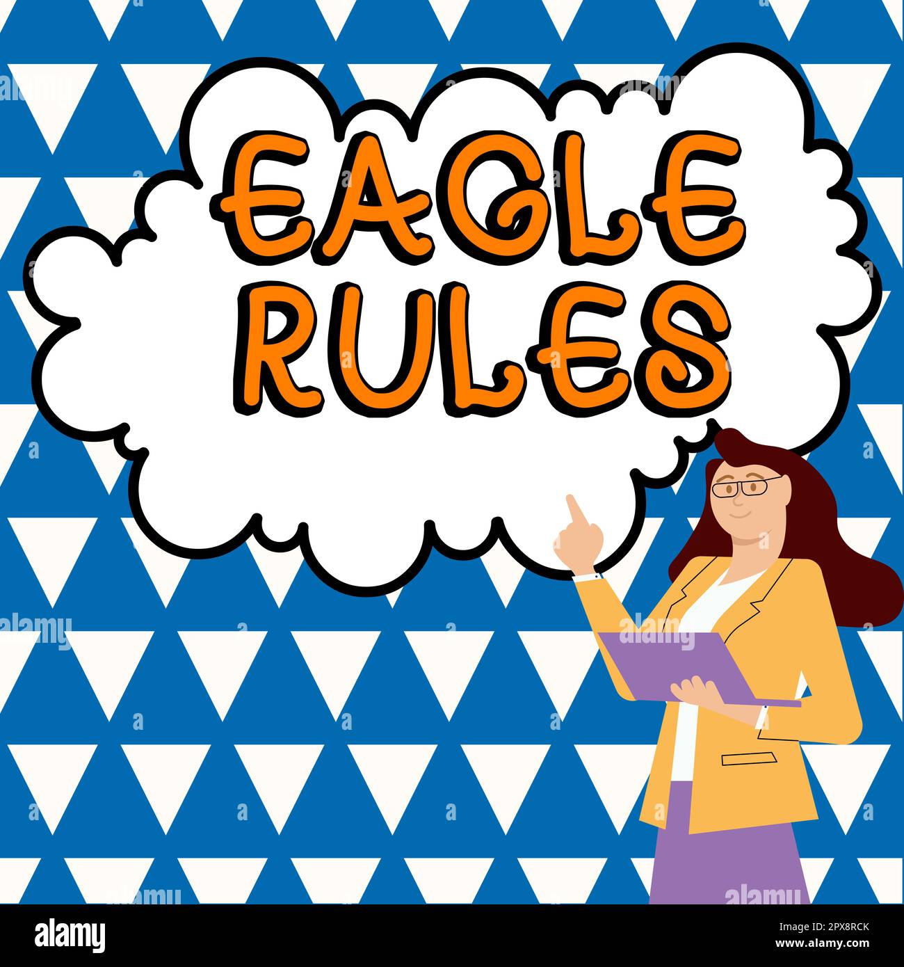 Text caption presenting Eagle Rules, Business showcase a huge set of design rules which your ...