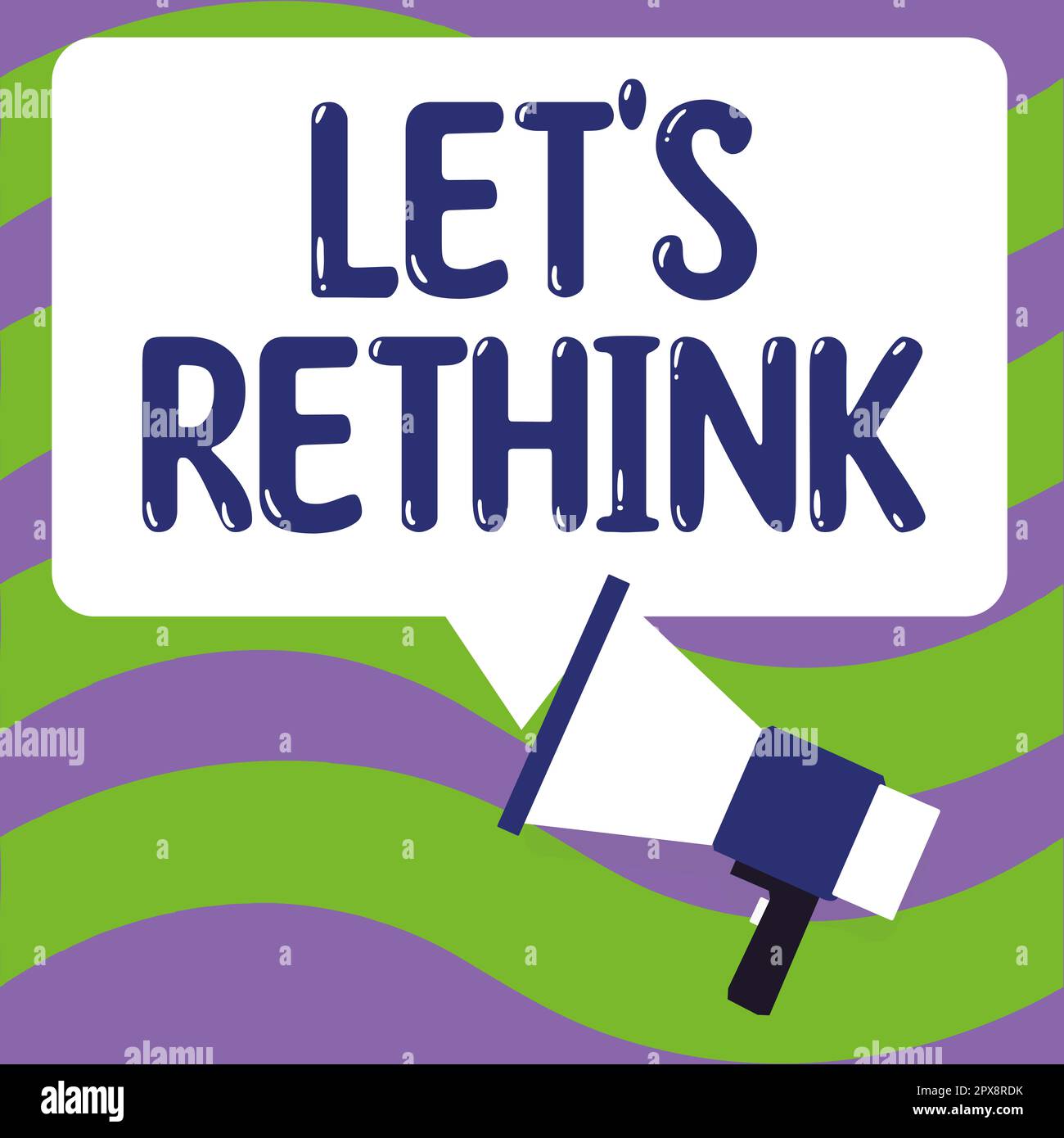 Text sign showing Let's Rethink, Conceptual photo an Afterthought To ...