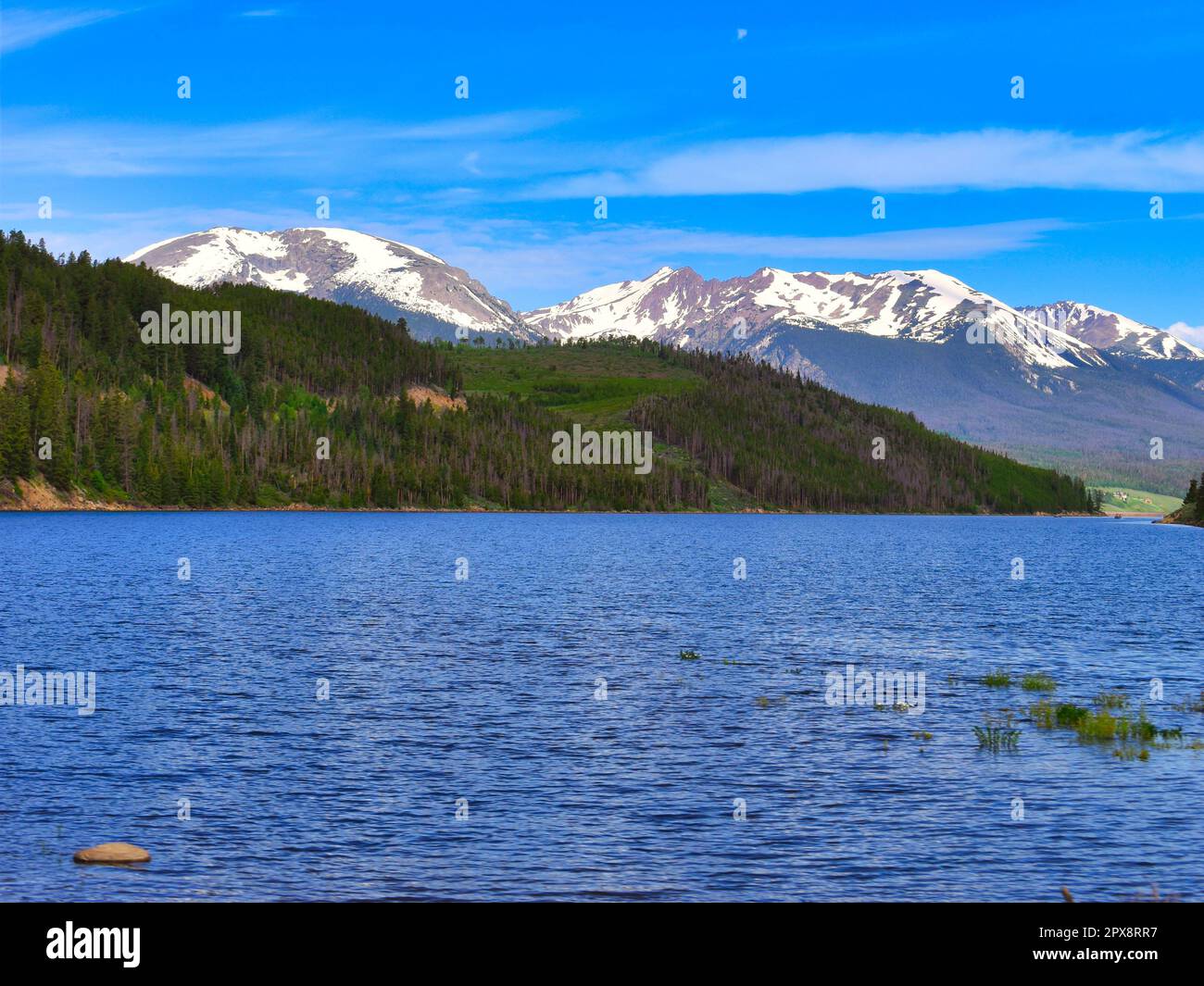 Lake Dillon in the Colorado Mountains Stock Photo - Alamy