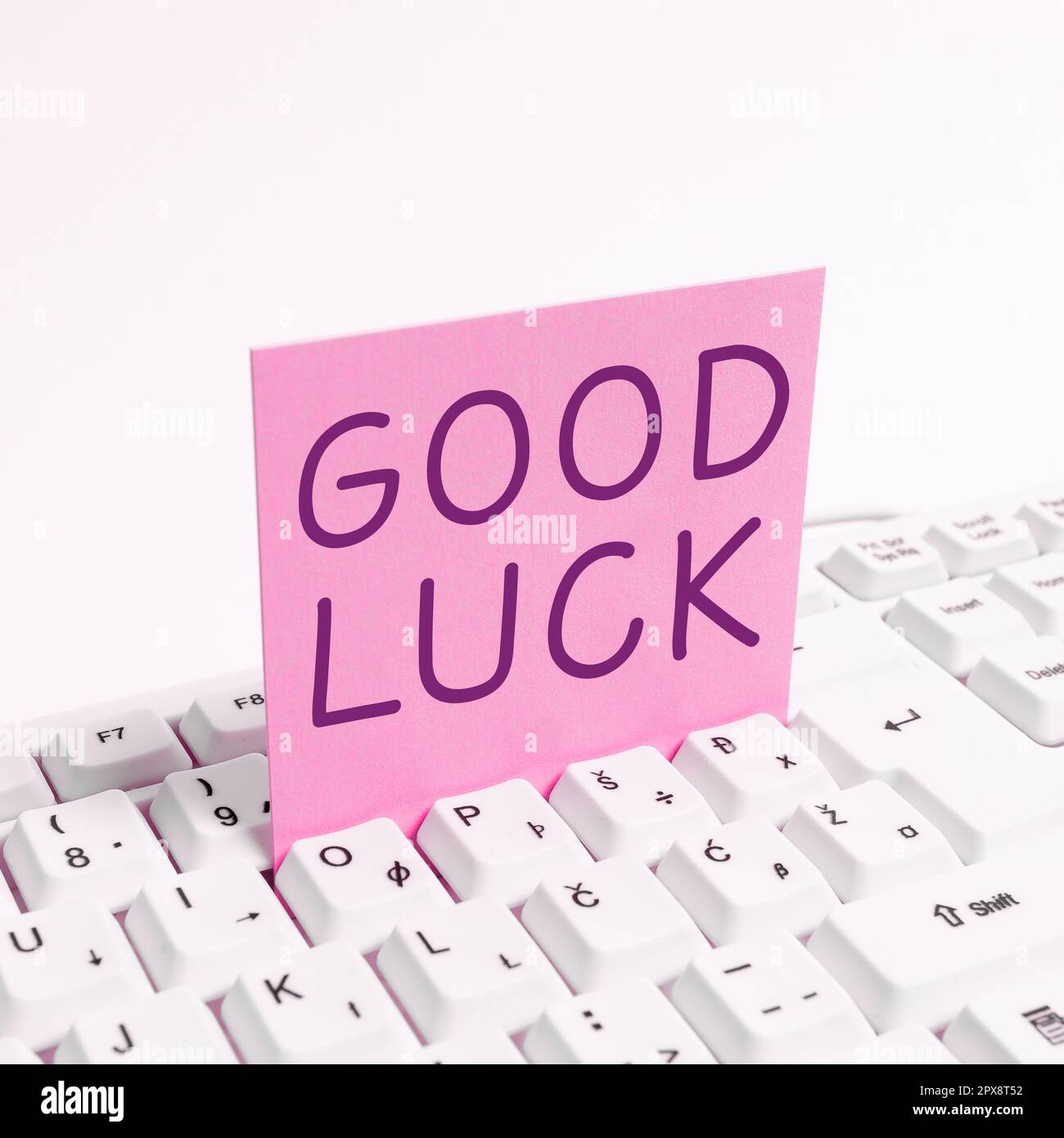 Inspiration showing sign Good Luck, Internet Concept A positive fortune ...
