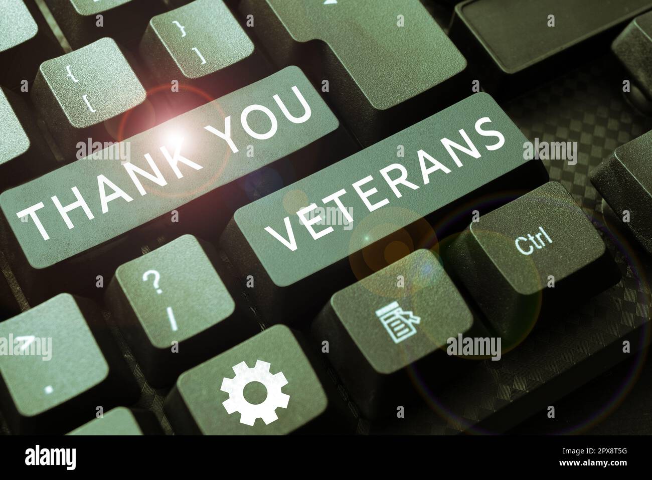 Handwriting text Thank You Veterans, Conceptual photo Expression of ...