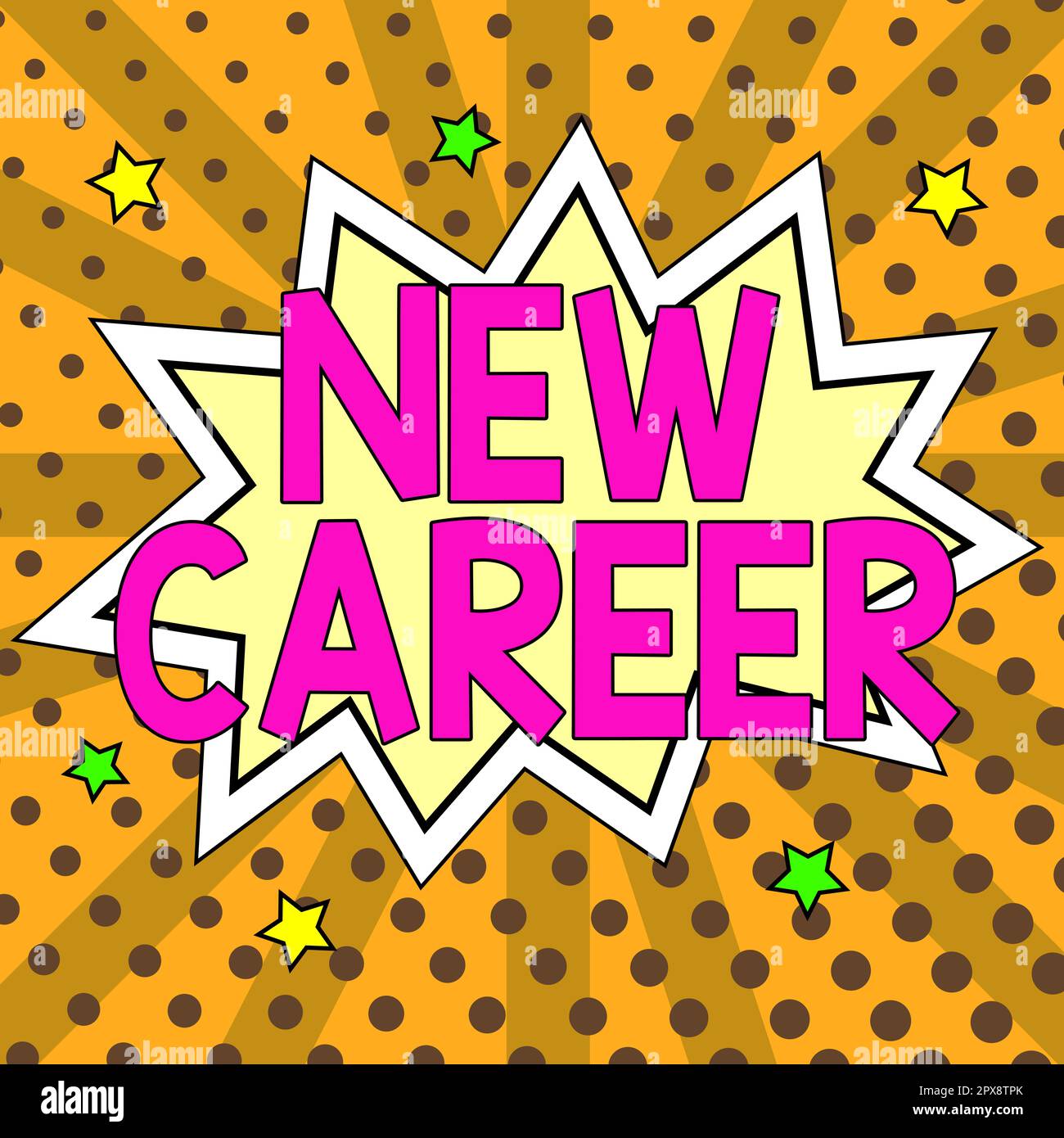 Sign displaying New Career, Internet Concept a change to a different ...