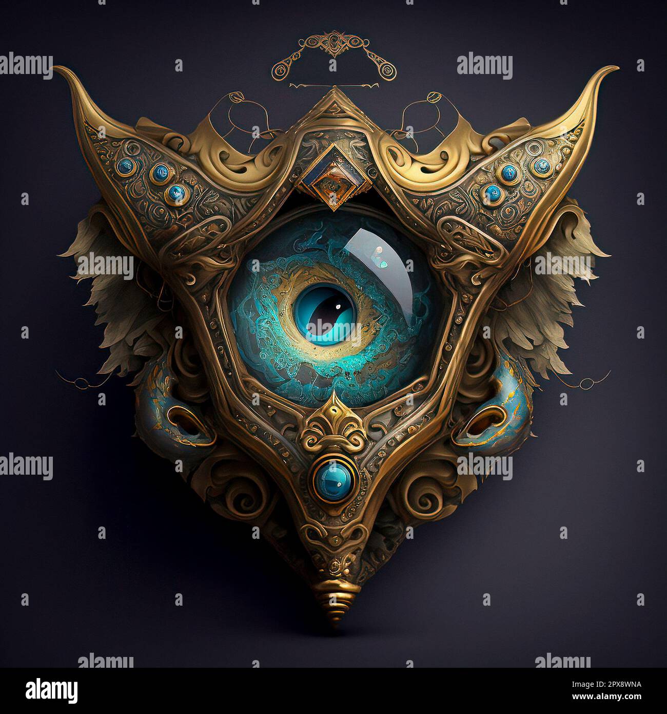 Concept Art Ancient Magical Talisman Stock Photo - Alamy