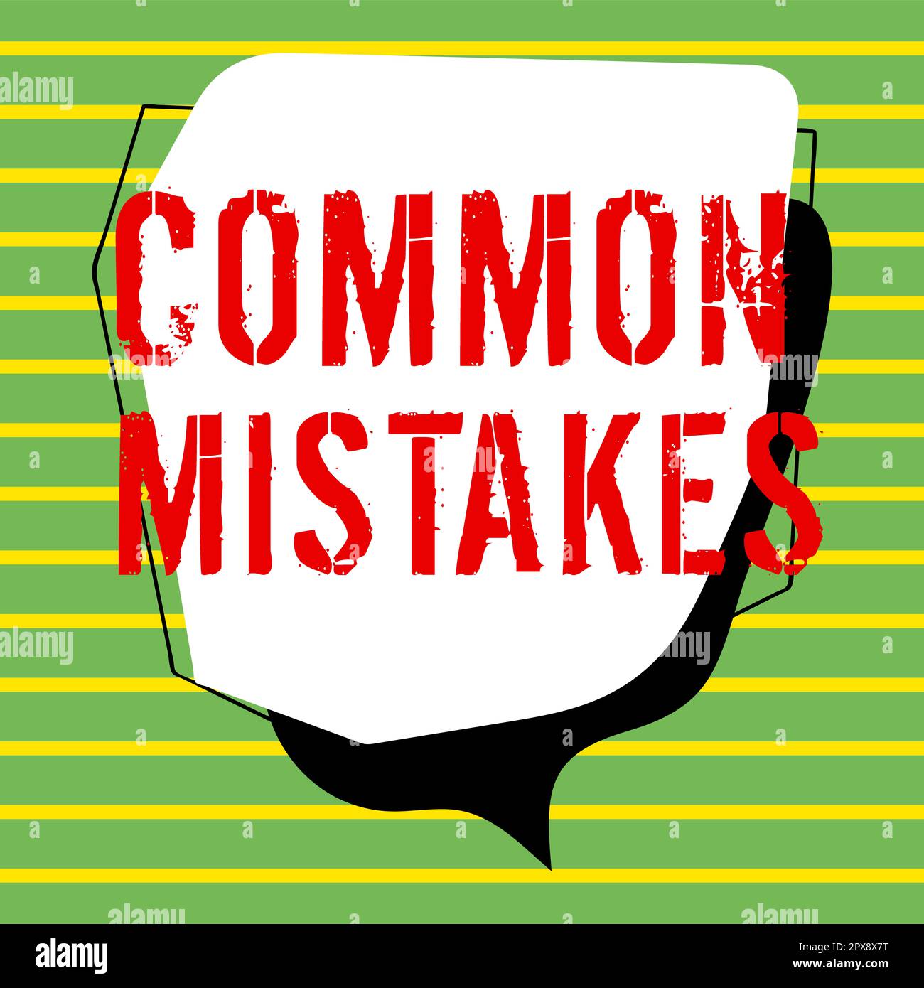 Hand writing sign Common Mistakes, Business overview actions that are ...