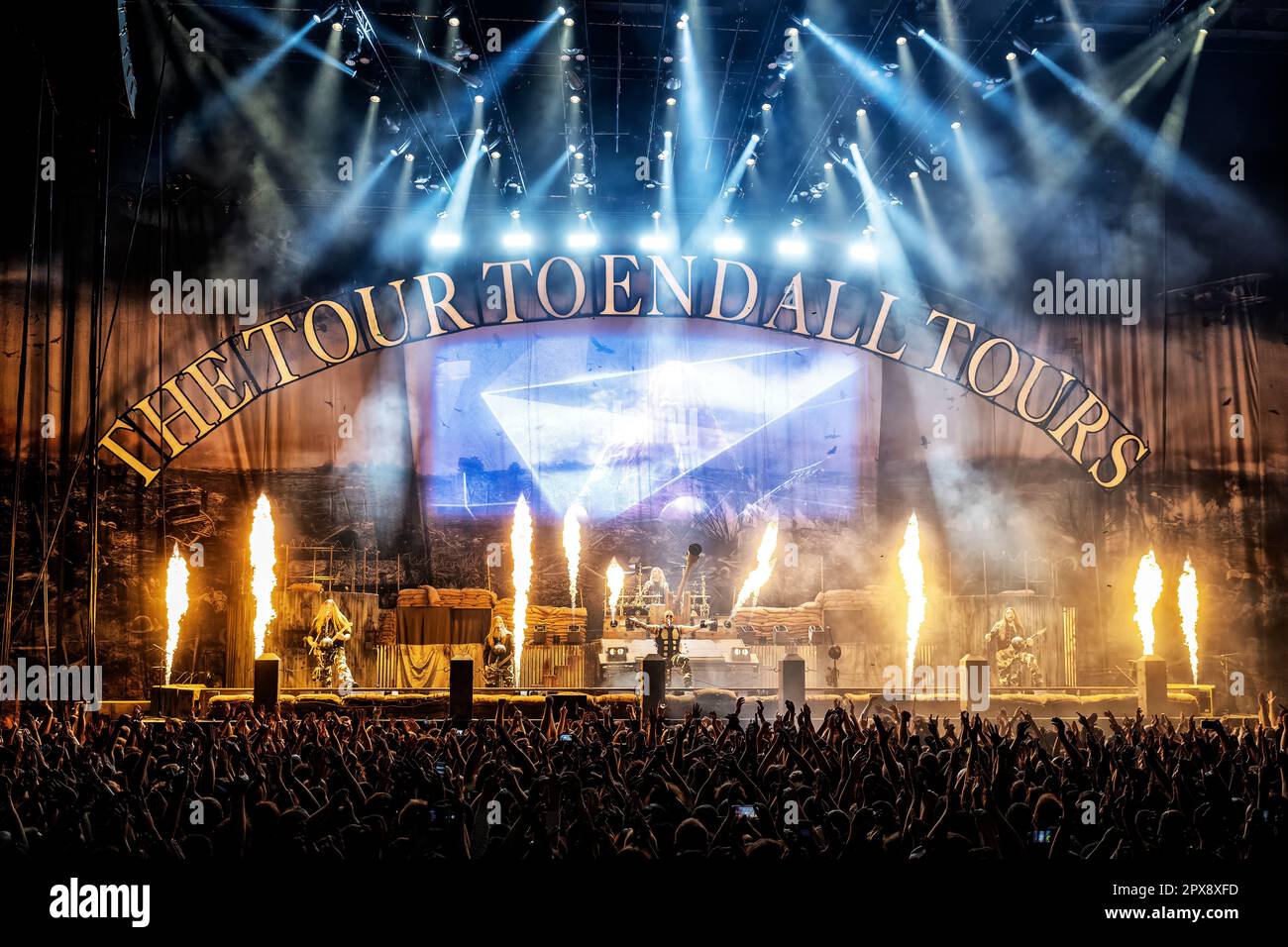 Oslo, Norway. 29th, April 2023. The Swedish heavy metal band Sabaton ...
