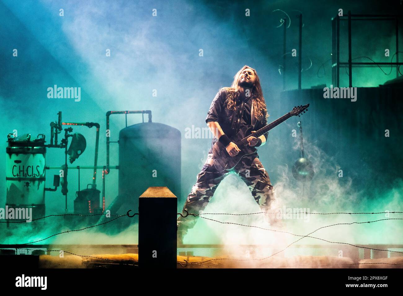 Oslo, Norway. 29th, April 2023. The Swedish heavy metal band Sabaton ...