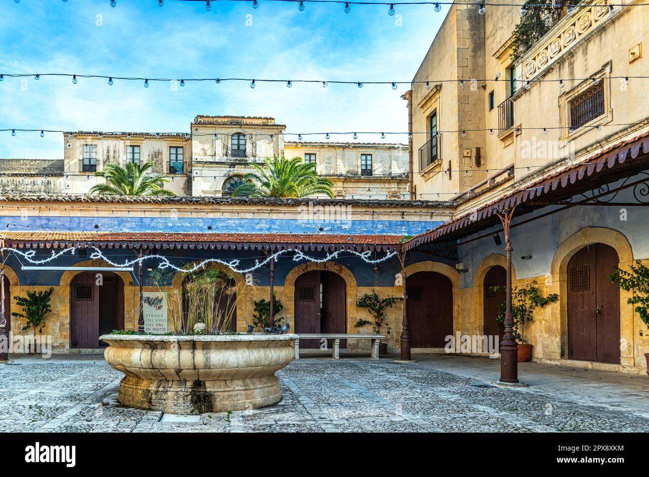 The Loggia del Mercato di Noto is the ancient site of the city's food ...