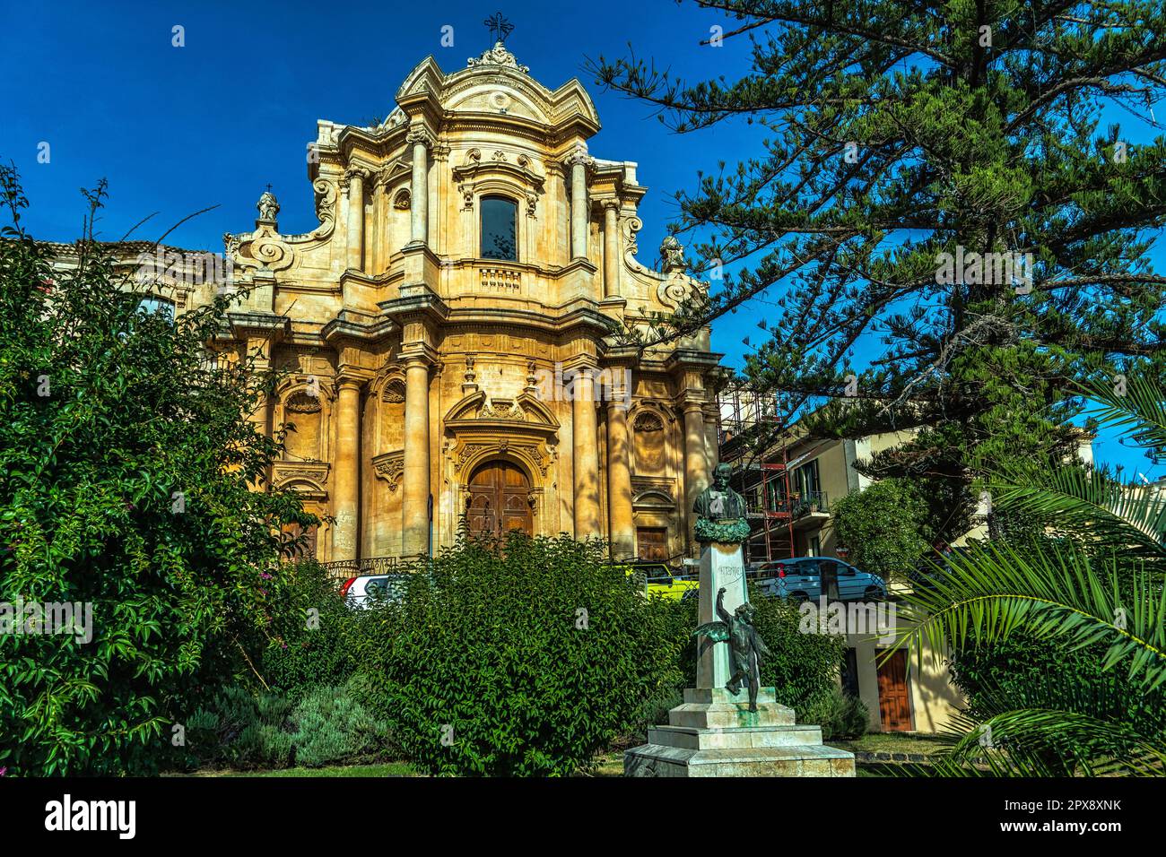 The church of San Domenico is a religious architecture of Noto, among ...