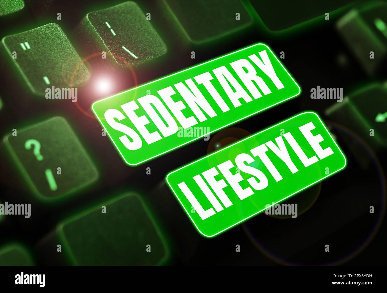 Writing displaying text Sedentary Lifestyle, Business concept ways and ...