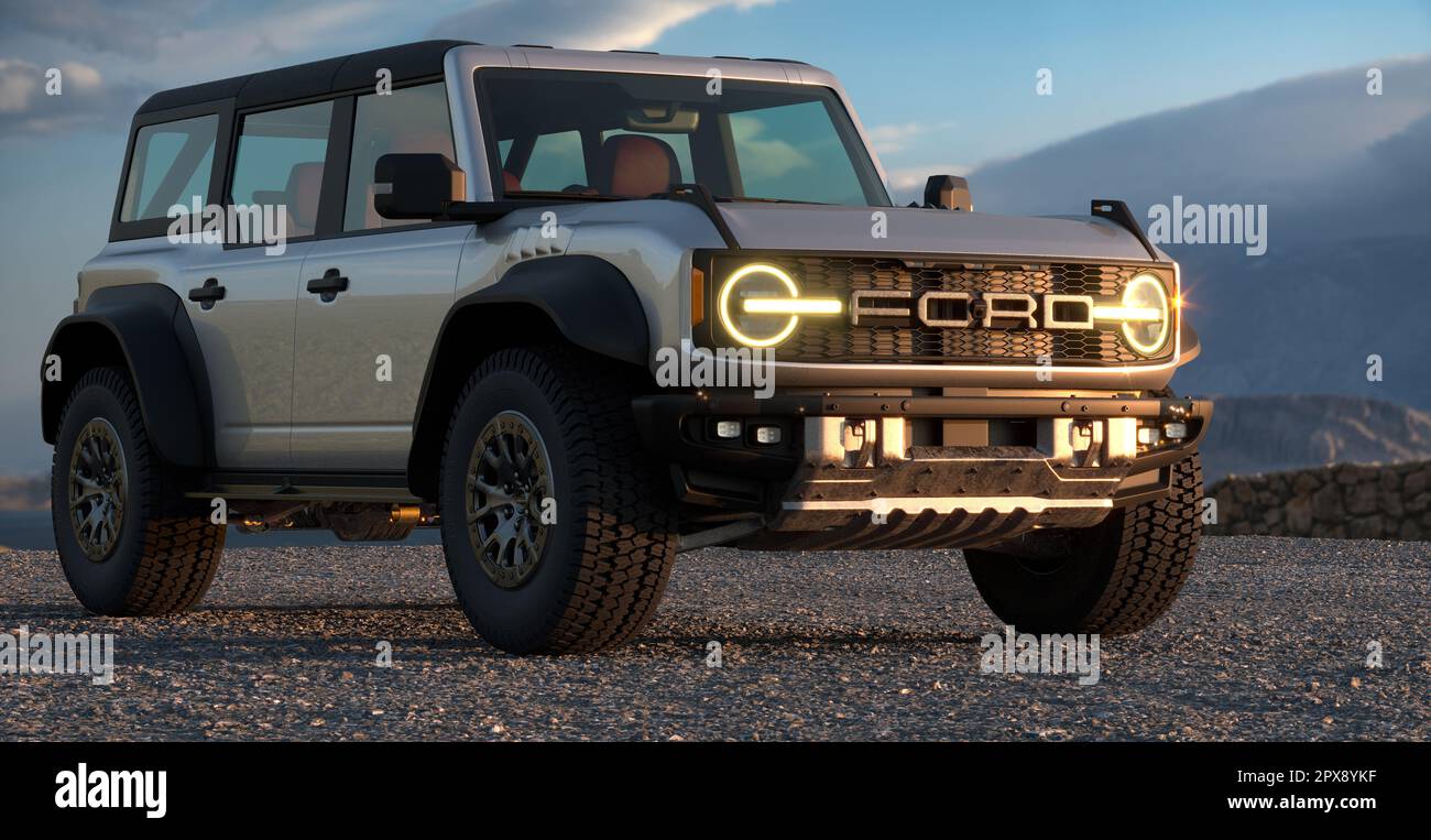 The new Ford Bronco Raptor Stock Photo - Alamy
