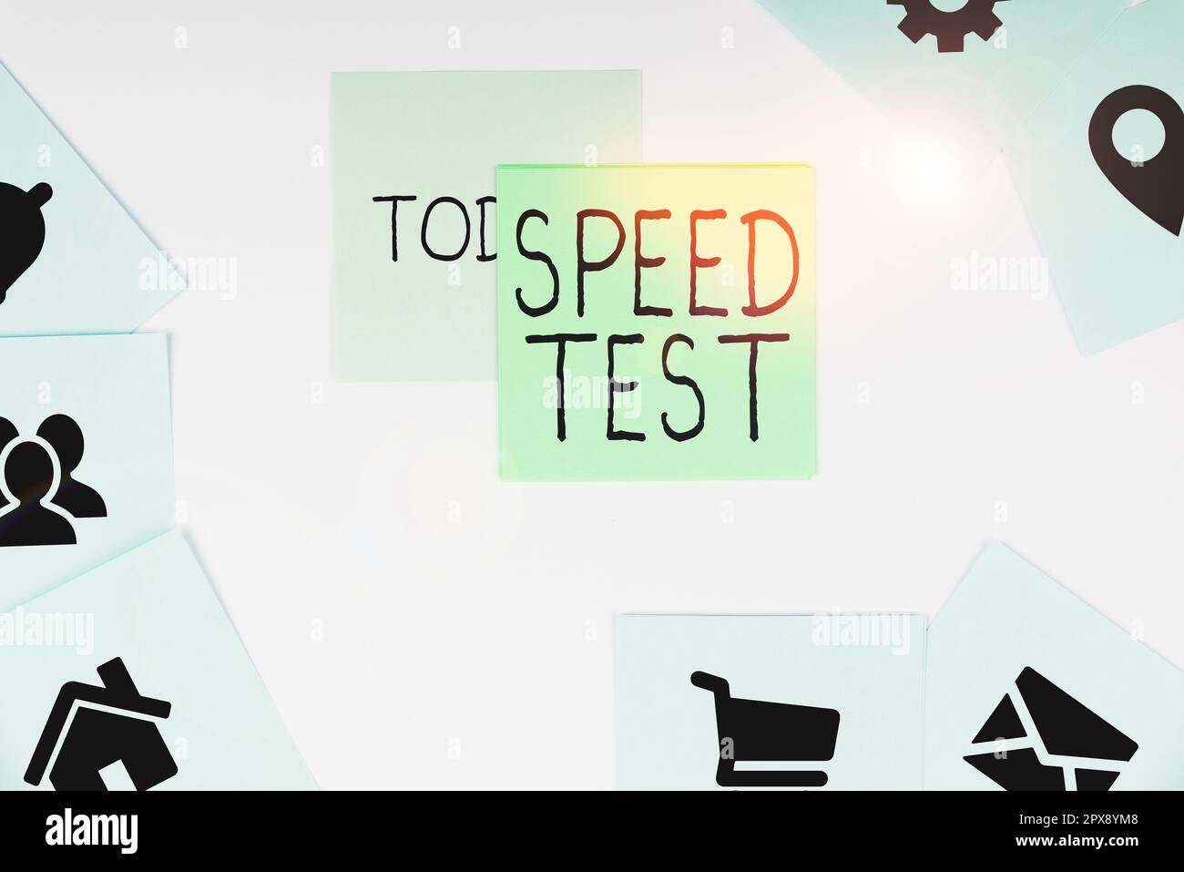 Text showing inspiration Speed Test, Business idea psychological test ...