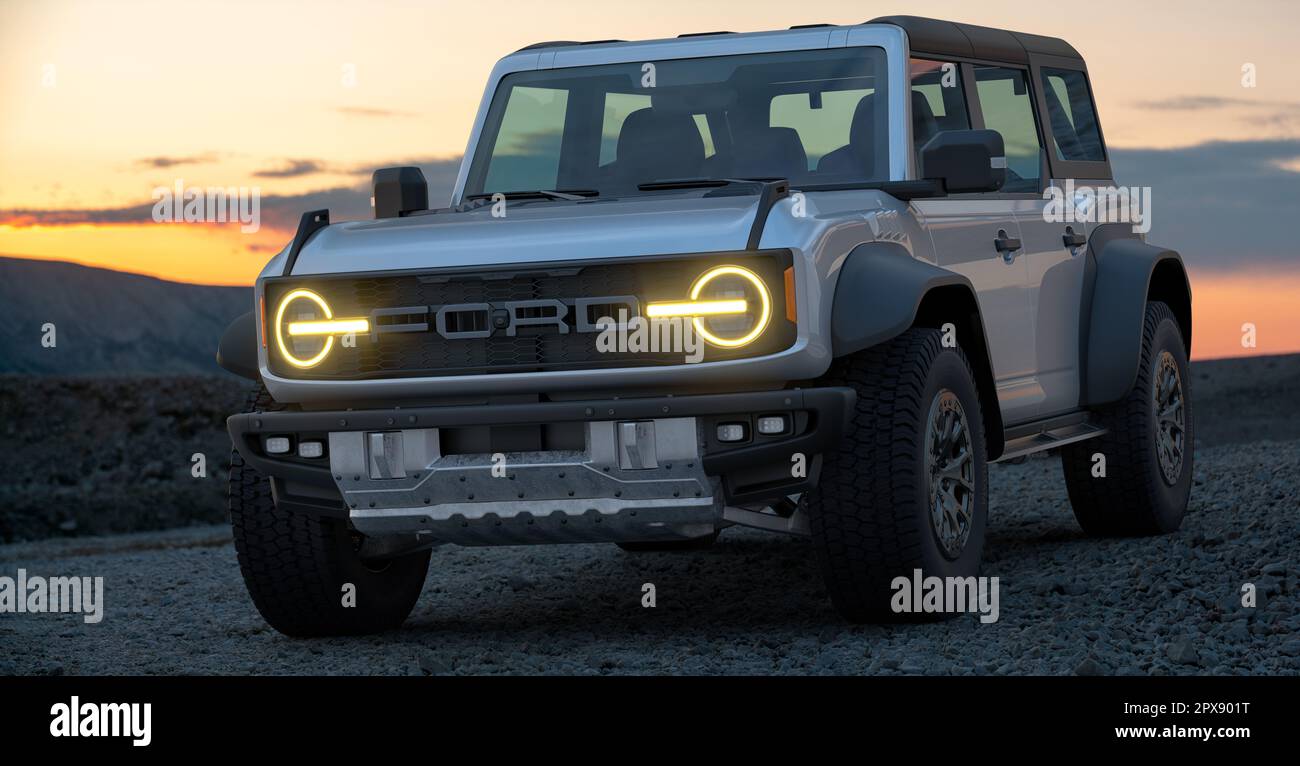 The new Ford Bronco Raptor Stock Photo - Alamy