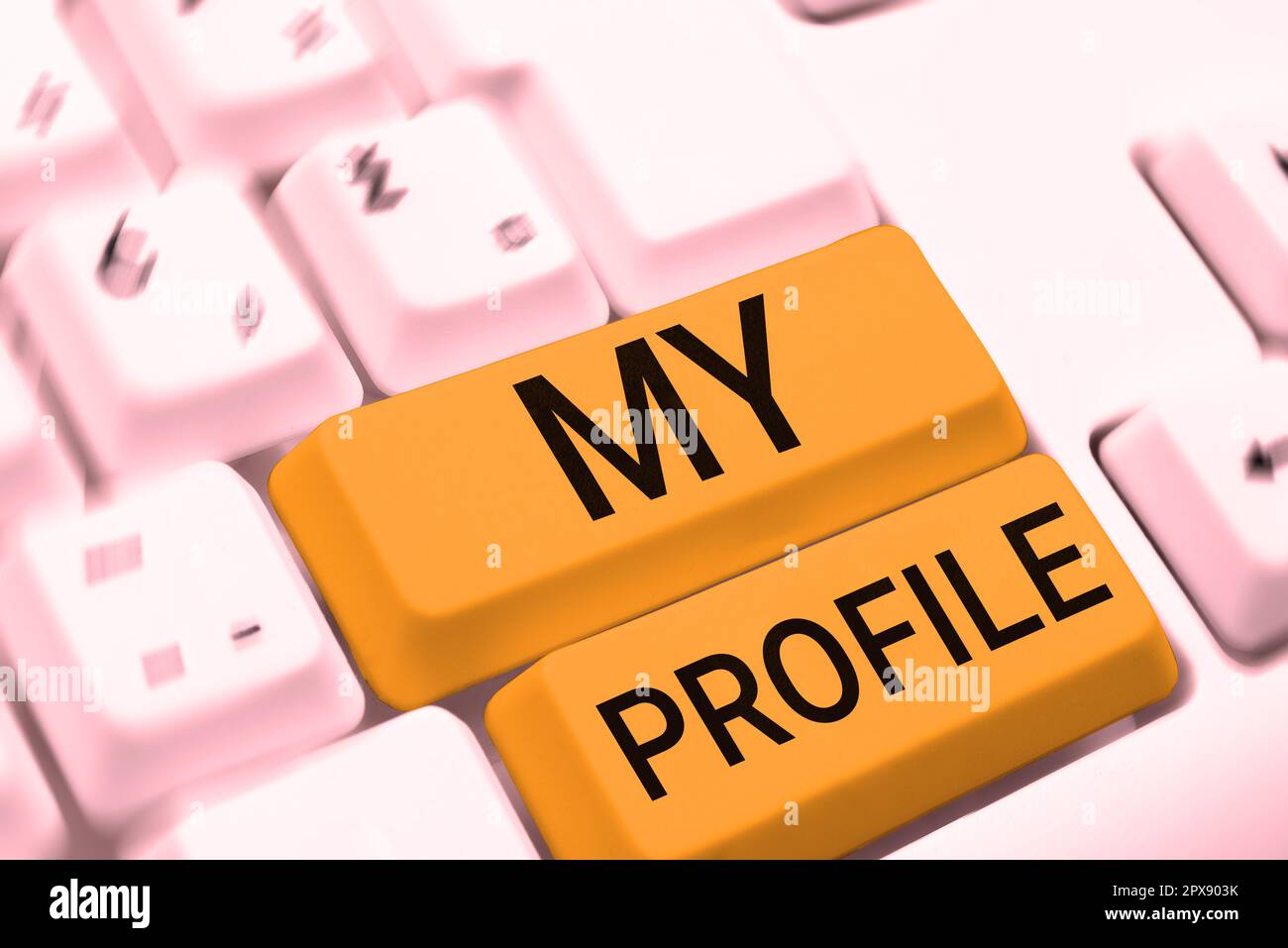 Inspiration showing sign My Profile, Word Written on record of your ...