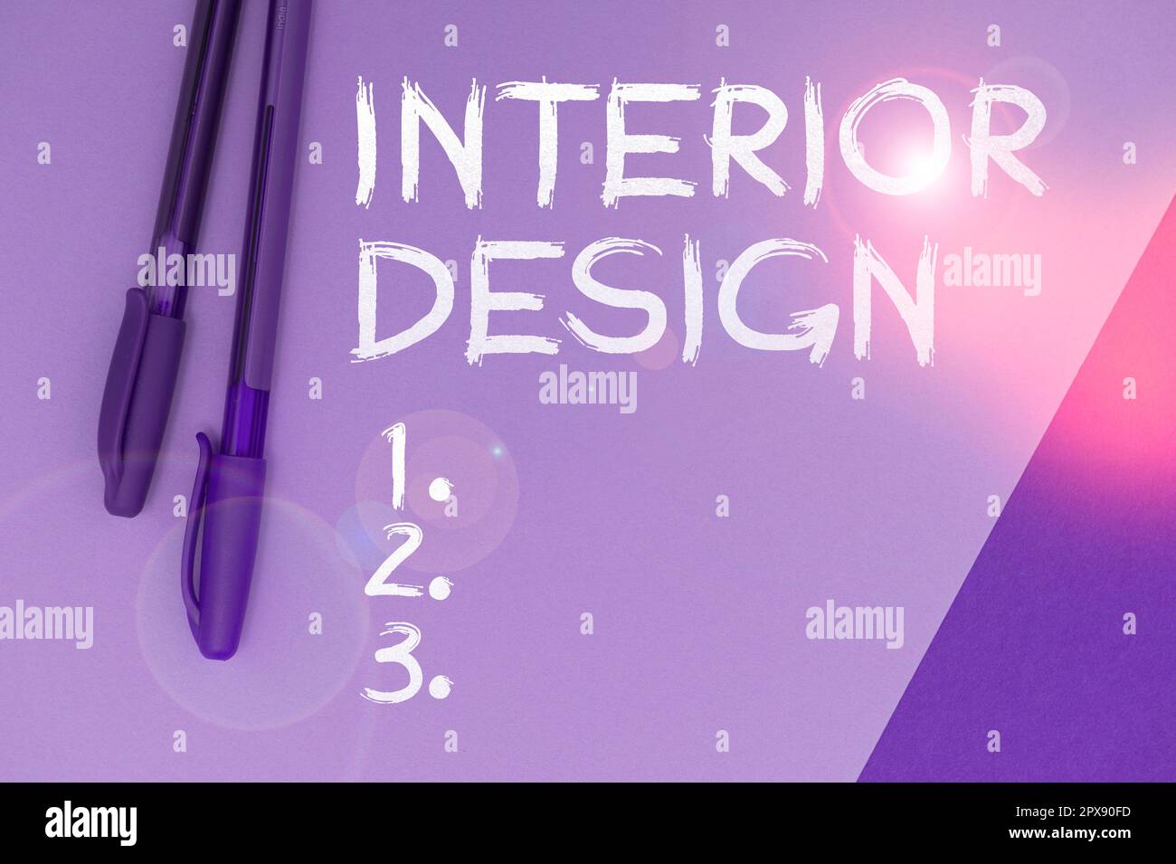 Conceptual caption Interior Design, Business idea the art of designing ...