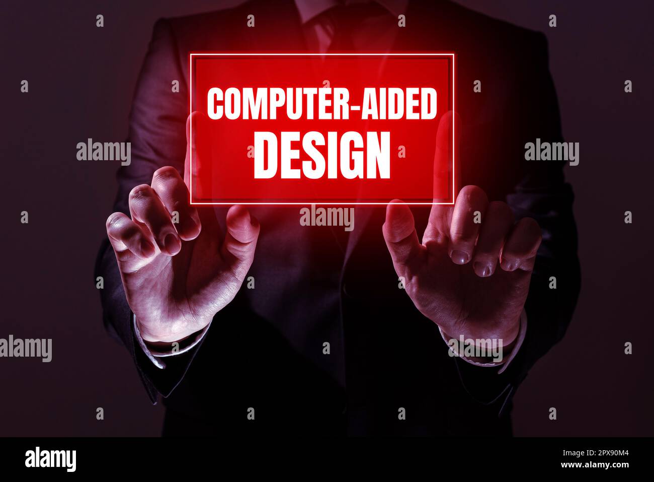 Text sign showing Computer Aided Design, Word for CAD industrial ...
