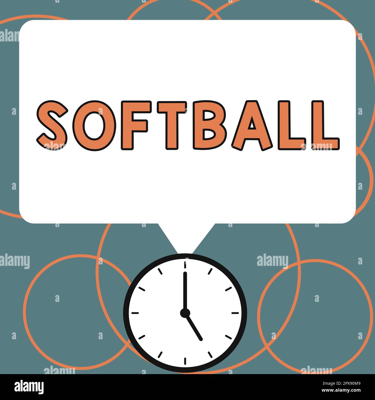 Hand writing sign Softball, Business showcase a sport similar to ...