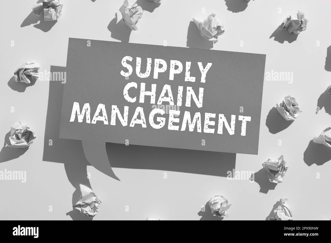 Writing displaying text Supply Chain Management, Word Written on ...