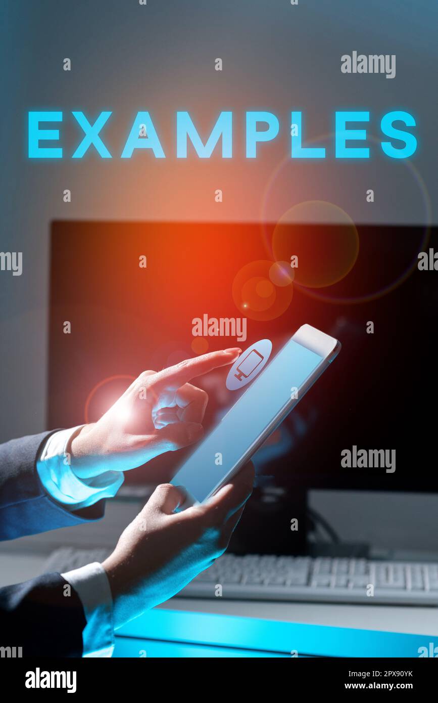 Conceptual display Examples, Business concept photo Sample Model to ...