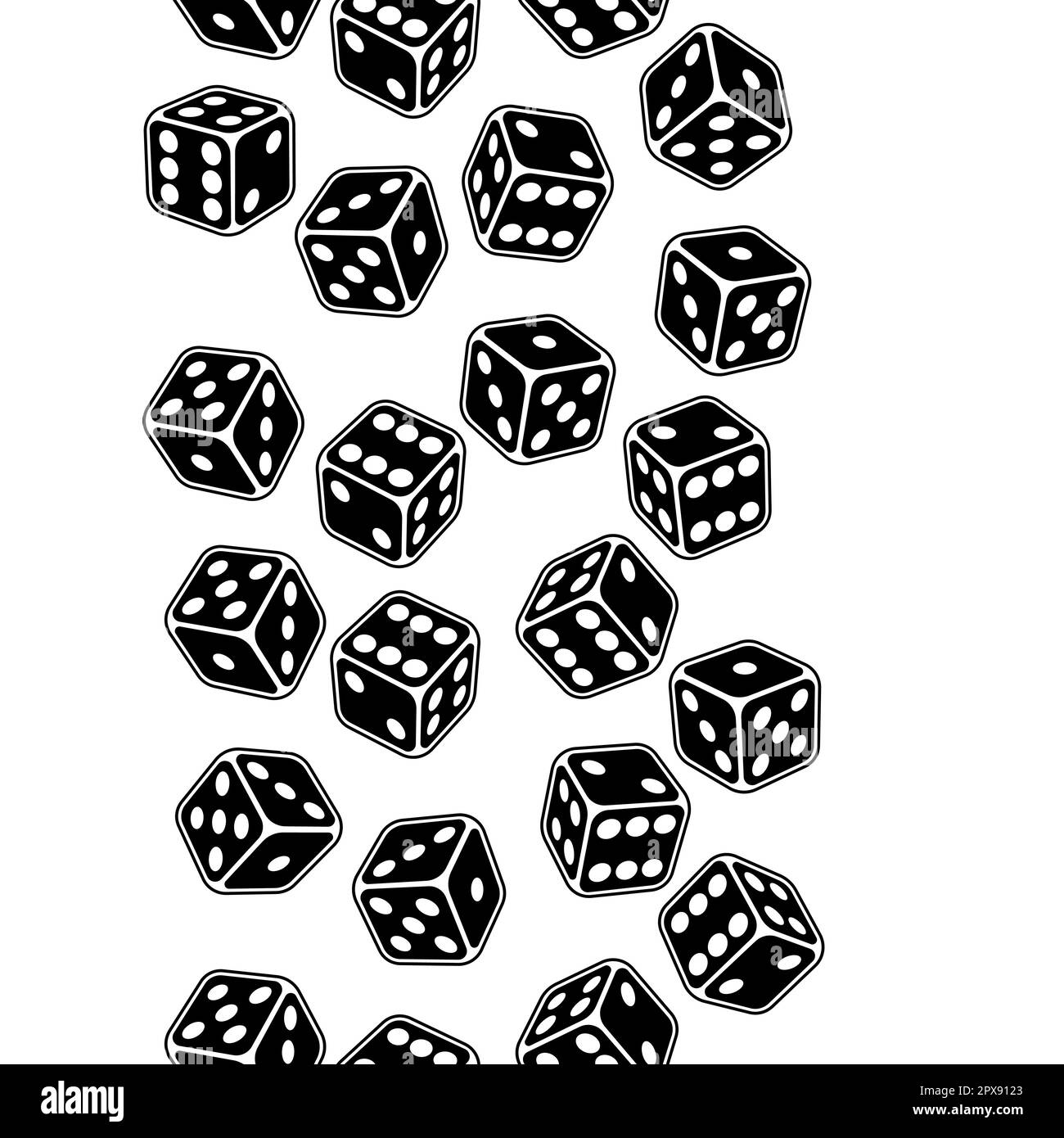 Rolling dice board game Black and White Stock Photos & Images - Alamy