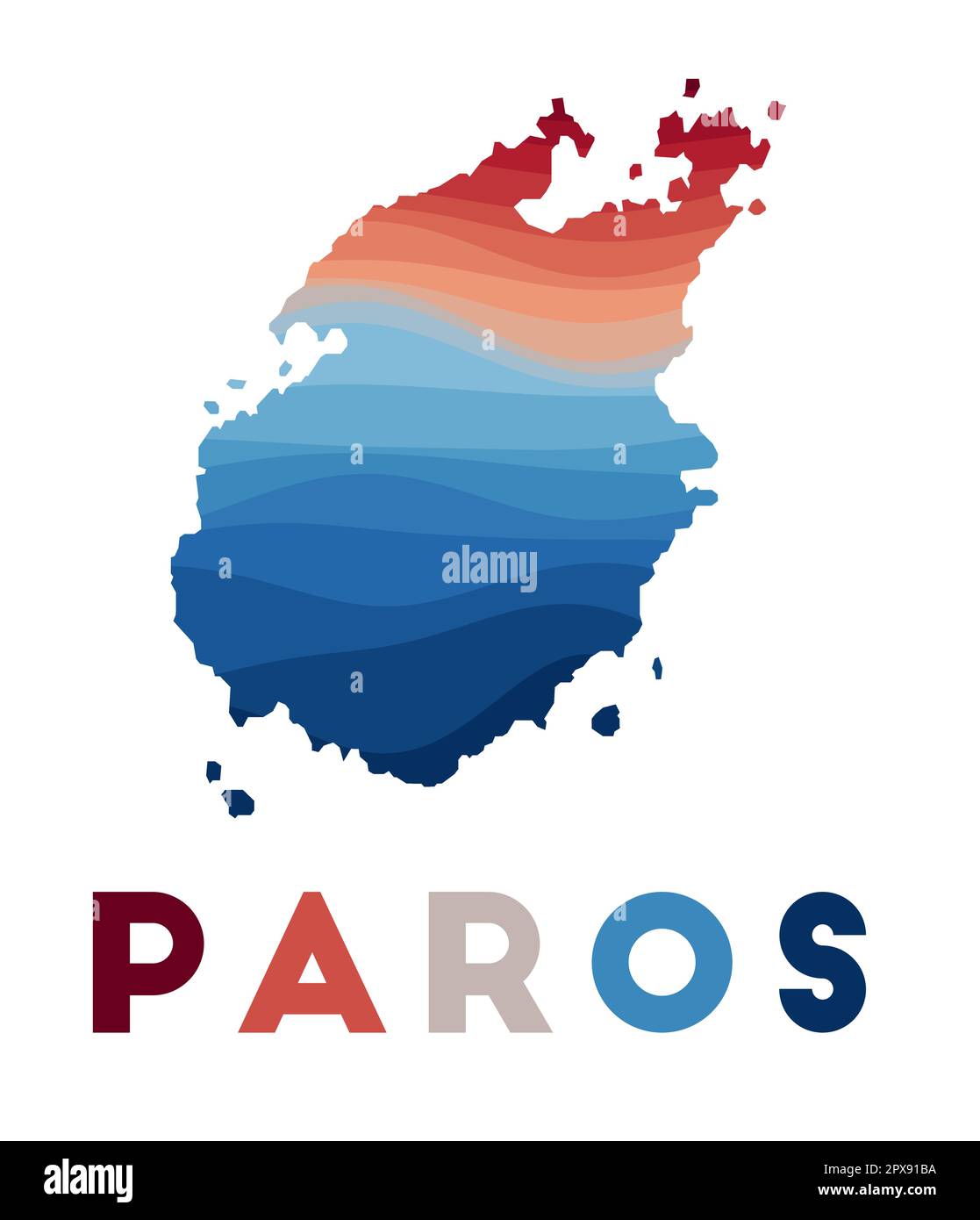 Paros island Stock Vector Images - Alamy