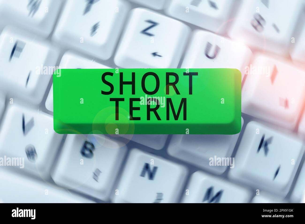 Conceptual caption Short Term, Business concept occurring over or ...