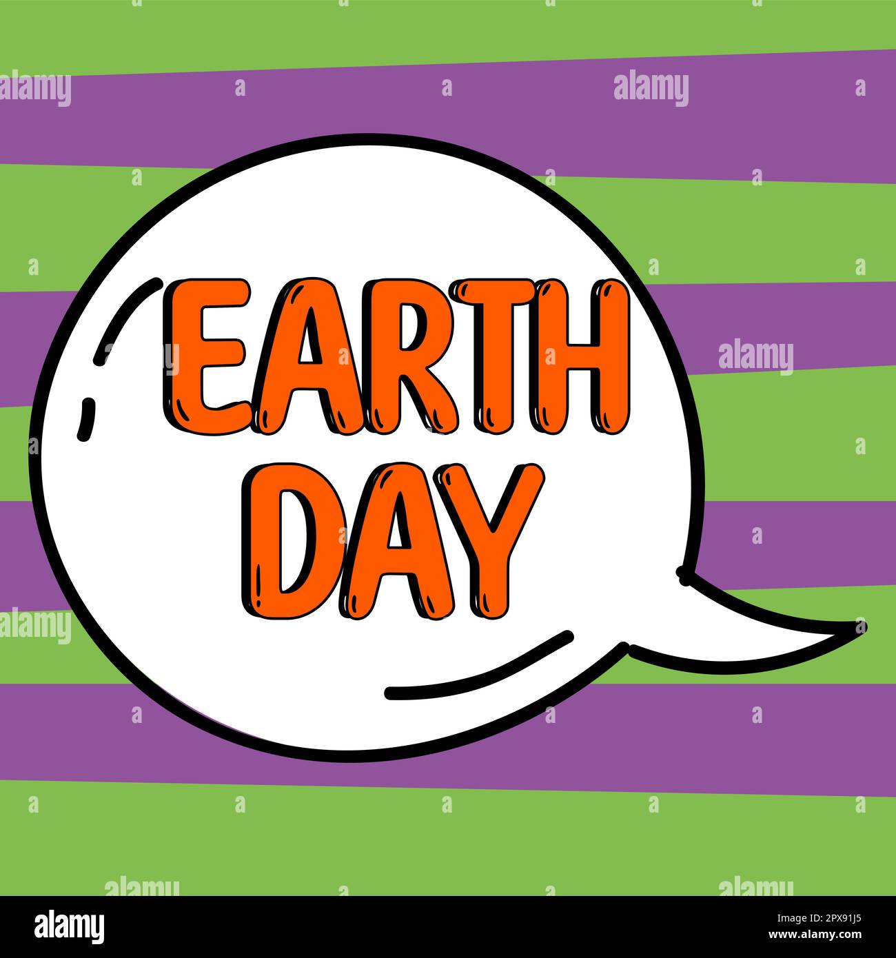 Hand writing sign Earth Day, Concept meaning Worldwide celebration of ...