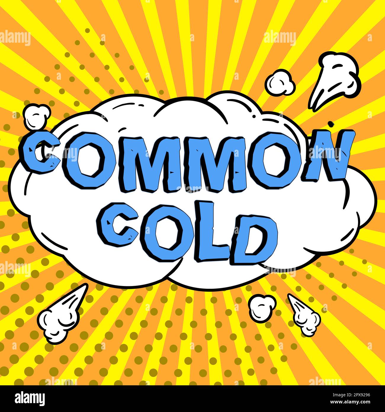 Text showing inspiration Common Cold, Word for viral infection in upper ...