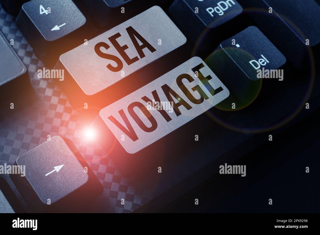Sign displaying Sea Voyage, Business idea riding on boat through oceans ...