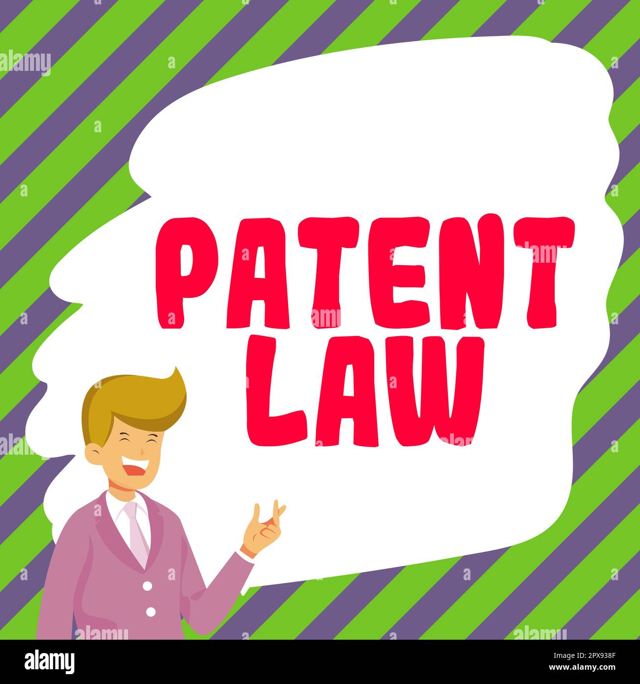 Sign displaying Patent Law, Conceptual photo deals with an inventor's ...