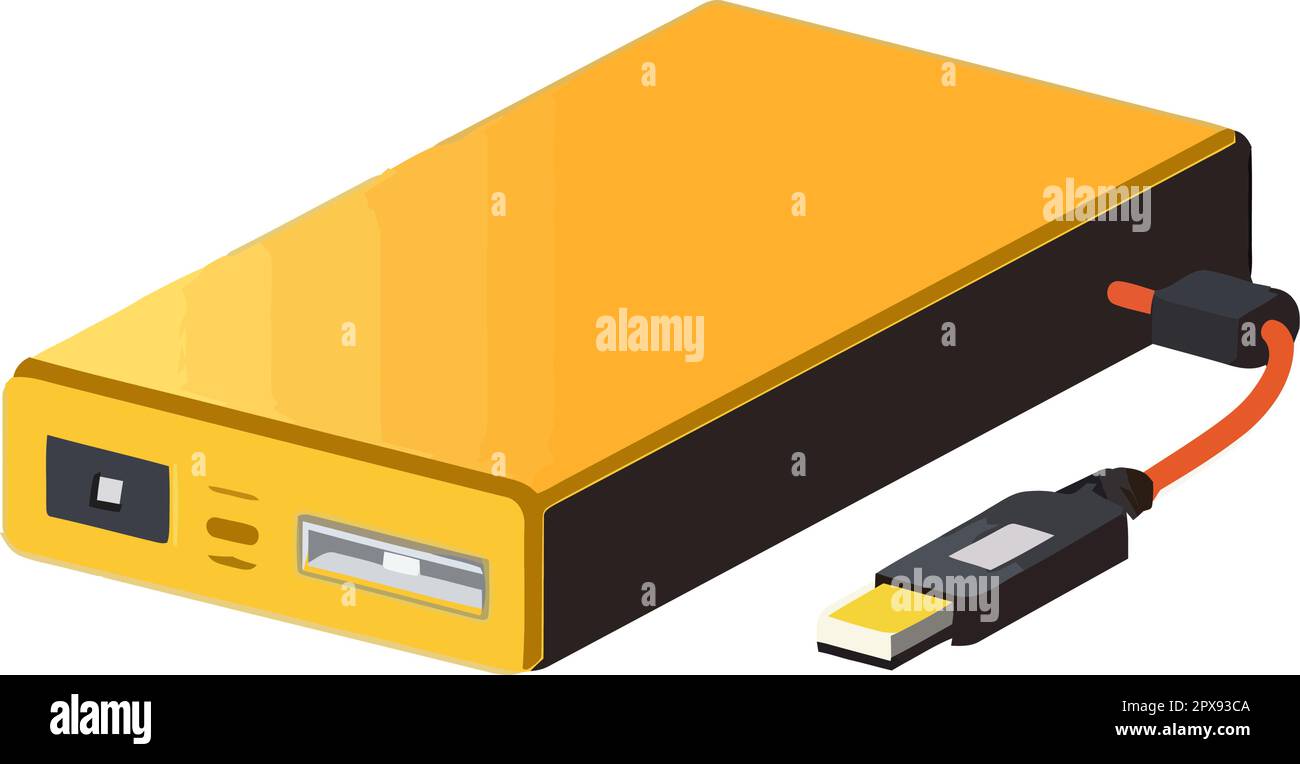 Flat vector symbolize modern hard drive equipment Stock Vector Image ...