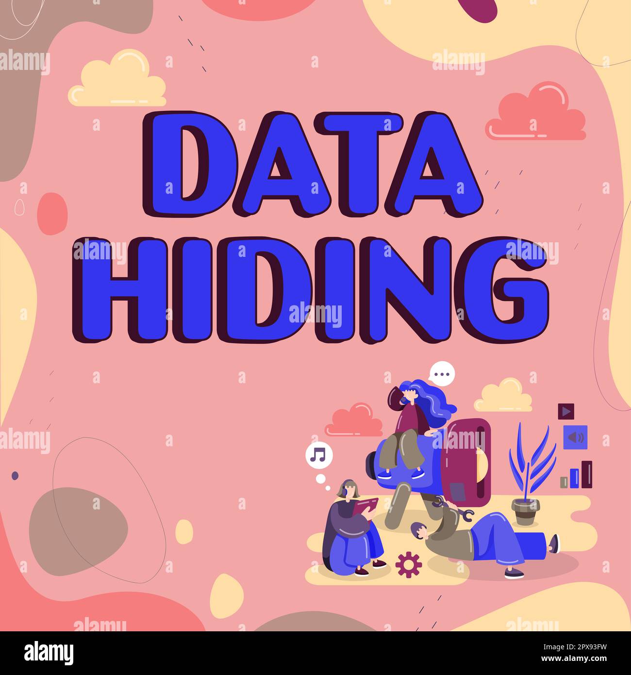 Writing Displaying Text Data Hiding Business Overview Secretly Embedding Data In Graphics