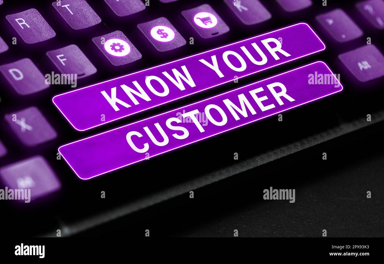 Handwriting text Know Your Customer, Business approach Marketing ...