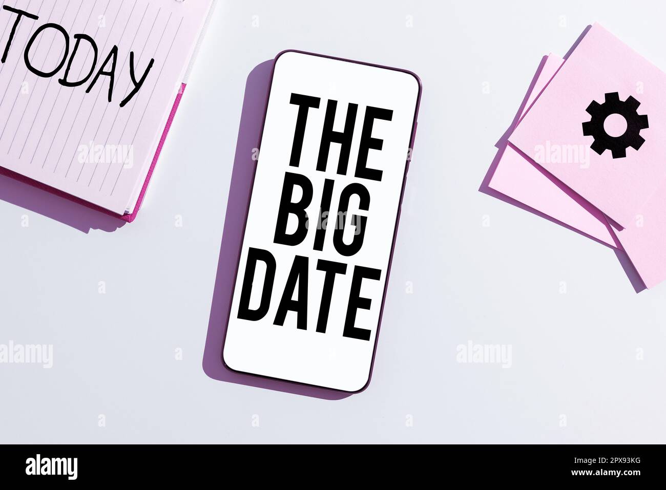 Inspiration showing sign The Big Date, Business approach Important day ...