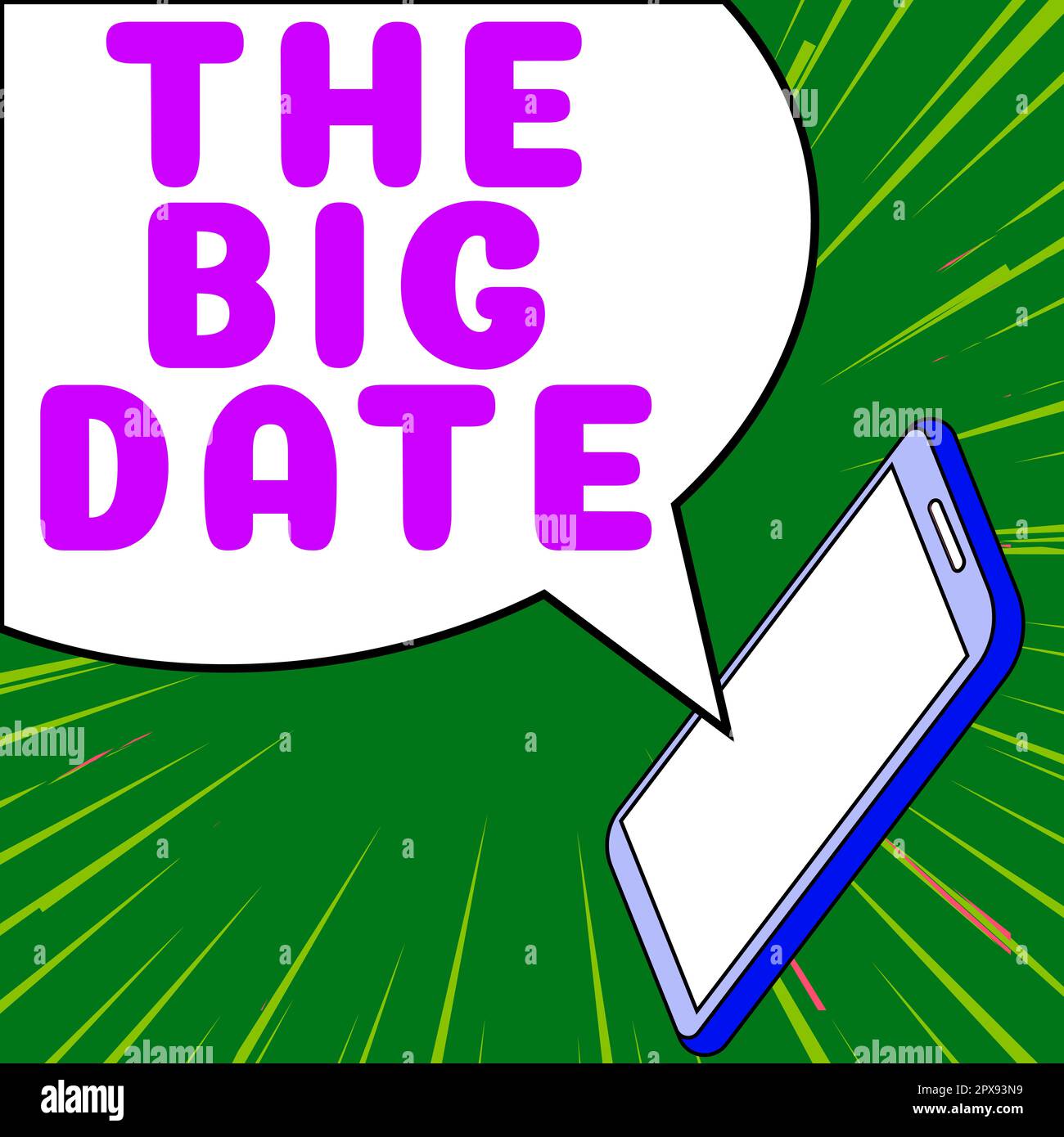 Hand writing sign The Big Date, Business concept Important day for a ...